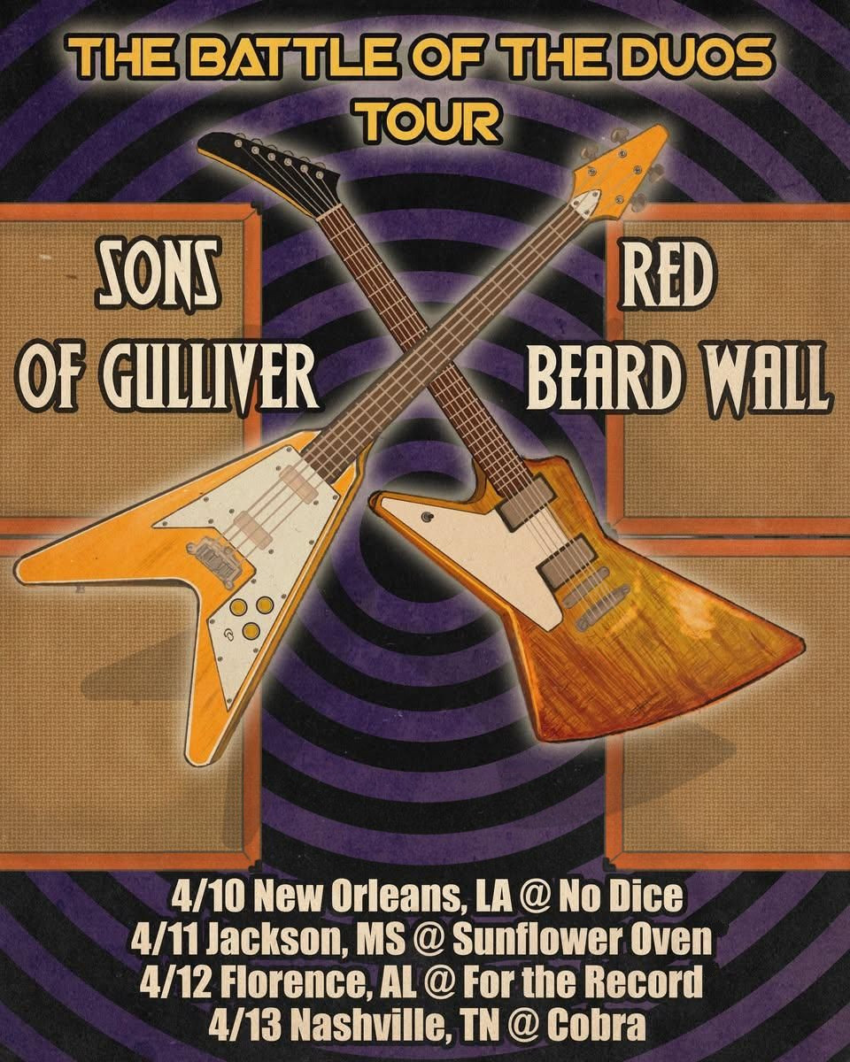 Sons of Gulliver - Battle of the Duos Tour Hits The American South ...